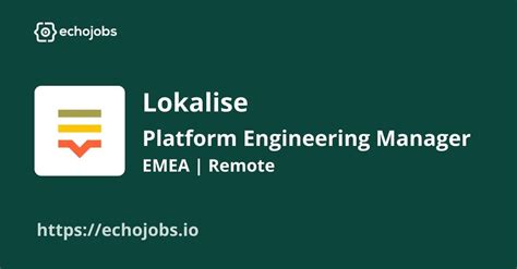 Lokalise Is Hiring Platform Engineering Manager Remote Aws Kubernetes Gcp Azure R