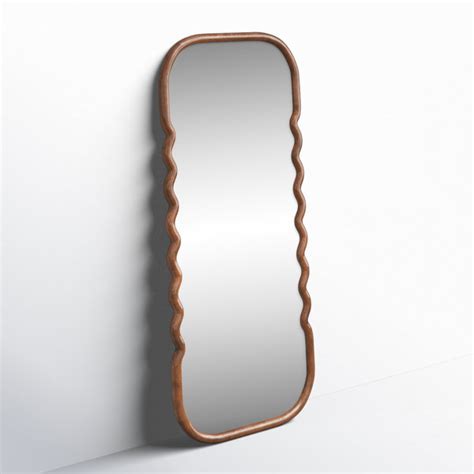 Joss And Main Harrisburg Pine Wood Floor Mirror Wayfair