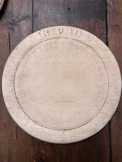 English Carved Breadboard Canvas And Cargo