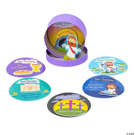 3 12 X 1 34 Religious Holy Week Story Box Craft Kits Makes 6