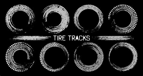 Tread Pattern Tires Vector Images Over 3 000