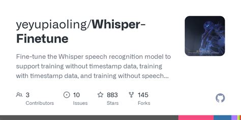 Whisper Finetune README Md At Master Yeyupiaoling Whisper Finetune