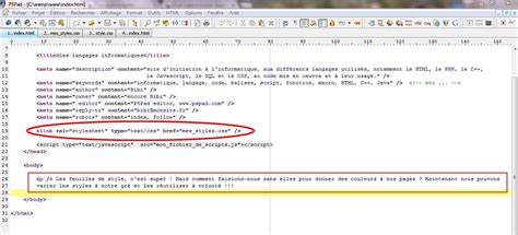 D un sujet à l autre HTML CSS un couple réussi