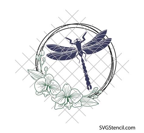 Magic Dragonfly Svg Dragon Fly Svg Dragonfly Silhouette Svgstencil