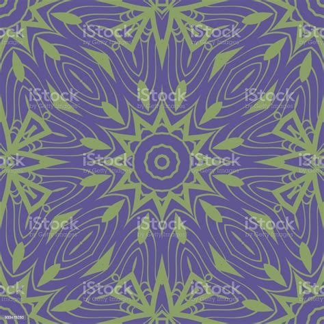 Seamless Flower Lace Pattern Abstract Vector Illustration Stock