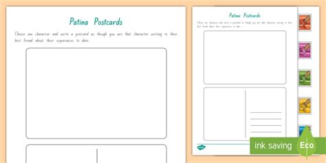 FREE Years 5 And 6 Chapter Chat Week 1 Postcard From A Character