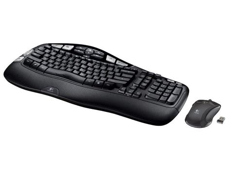 Zestaw Klawiatura Myszka Logitech Mk K M Wave Combo Bezprzewodowy Refurbished