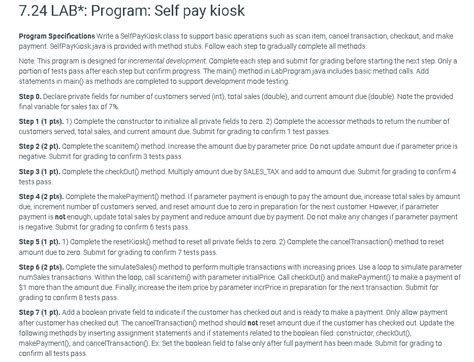 Solved Need Help With This Code For Java Only724 Lab