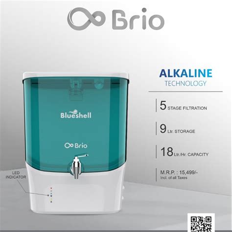 Blue Shell Ebrio Water Purifier Price In Krishna Andhra Pradesh