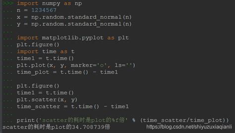 【官方教你】提高效率超30倍！matplotlib绘制散点图pltscatter太慢了！ Csdn博客