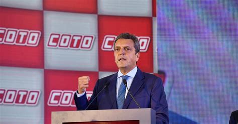 Sergio Massa La Patria Se Construye Con Empresarios Que Tengan La