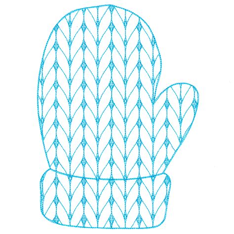 Classic Knitting Pattern Mitten Quilting