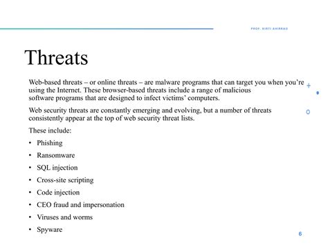 Chapter 1 Introduction Web Security Ppt