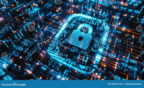 Cyber Security Access Control Data Protection Personal Information Privacy Concept Generative