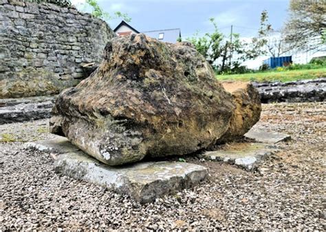 Roman Carved Stone At Caerwent Basilica Parth3D The 3D Zone