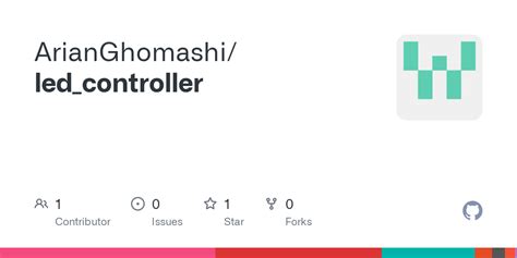 Github Arianghomashi Led Controller