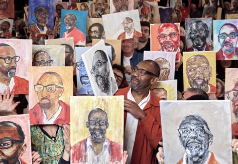 Sir Lenny Henry Helps Set Guinness World Record With Sky Arts Portrait