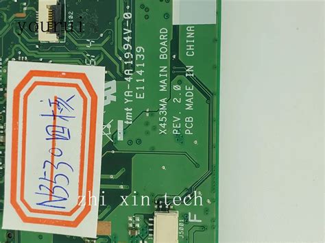 Yourui placa mãe de alta qualidade rev n cpu ddr para laptop asus x ma trabalho