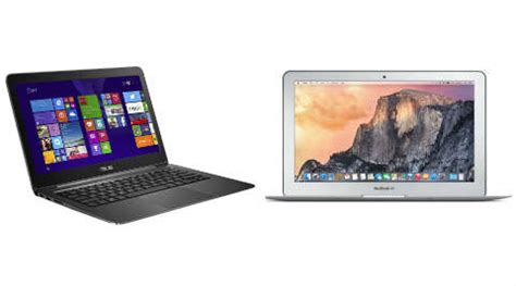 What To Buy Asus Zenbook Ux Vs Apple Macbook Air Technology News The Indian Express