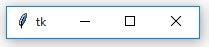 Python Tkinter minsize 用法及代码示例 纯净天空