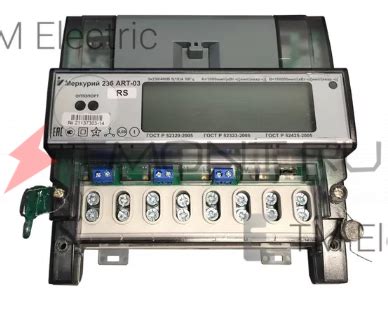Меркурий 236 АRТ-03 PQRS 5-10A, 400В Электросчетчик трехфазный ...