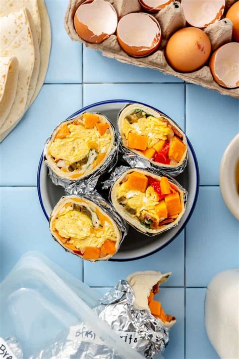 Make Ahead Breakfast Burritos The Defined Dish