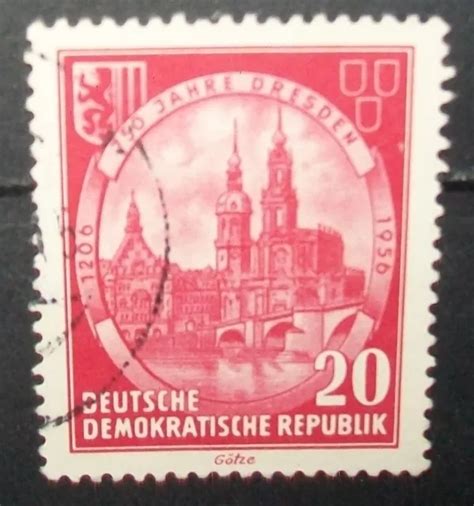 N°1391u Stamp German Democratic Republic Ddr 1956 Canceled Aus Eur 010