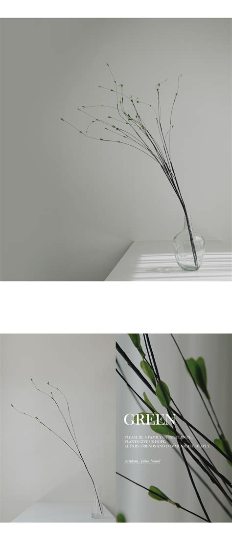 곱슬버들 버드나무 가지조화 감도 깊은 취향 셀렉트샵 29cm