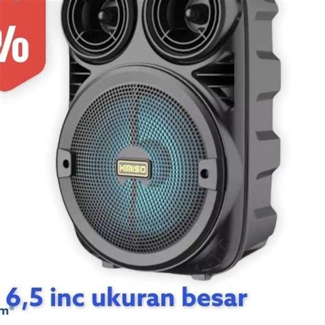 Jual SPEAKER BLUETOOTH 6 5 INCH KIMISO 3381 PLUS MIC KARAOKE SPEAKER SALON AKTIF KIMISO 3381