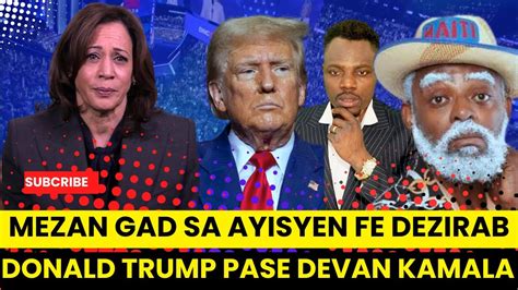 TANDE SAK RIVE DEZIRAB NAN EDE AYISYEN MOVE NOUVEL POU KAMALA HARRIS