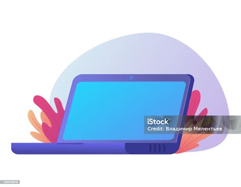 Buka Laptop Dengan Layar Kosong Bekerja Komputer Dengan Layar Kosong