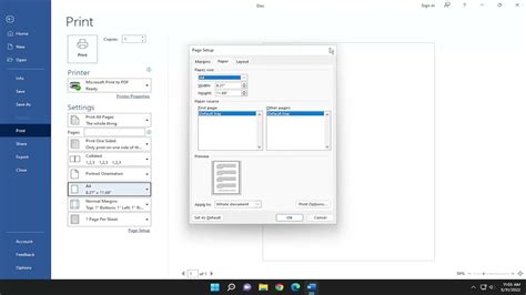 Cómo Seleccionar El Tamaño De Papel Para Imprimir Un Documento En Word