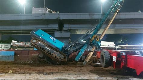Narrow Escape For Workers As Piling Rig Fails At Metro Rail Site The