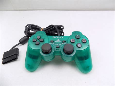 Official Sony Playstation 2 Ps2 Clear Green Controller Starboard Games