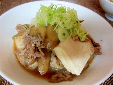 豚肉、ごぼう、豆腐の煮物 レシピ・作り方 By Mococo05 楽天レシピ
