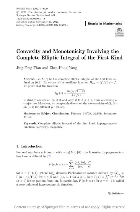 Convexity And Monotonicity Involving The Complete Elliptic Integral Of