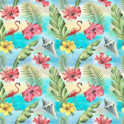 Premium Photo Tropical Seamless Pattern With Palm Leaves Pink