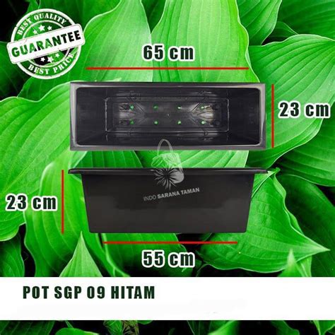 Jual Pot Sgp 09 Hitam Pot Persegi Panjang Pot Panjang Pot Kotak Pot