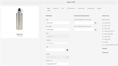 Metadata Schemas Define Layout Of Metadata Properties Page Adobe