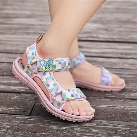 Breathable Chic Summer Sandals For Girls Lightweight Eva Sole