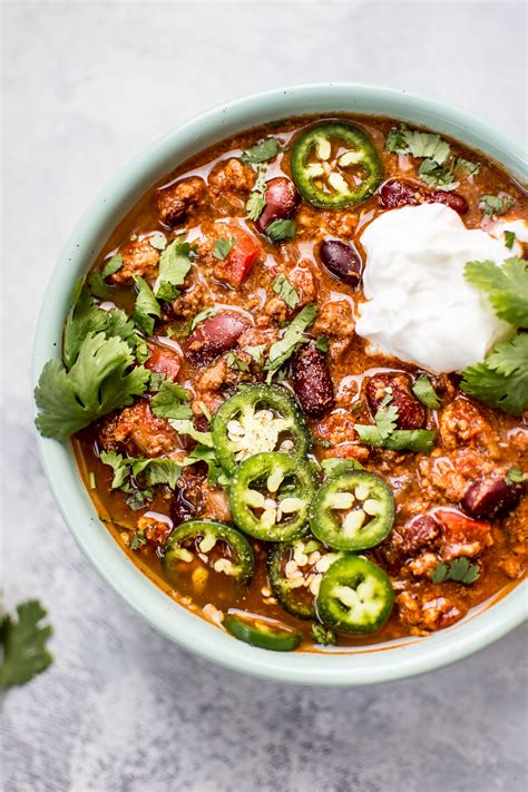 Crockpot Turkey Chili • Salt And Lavender