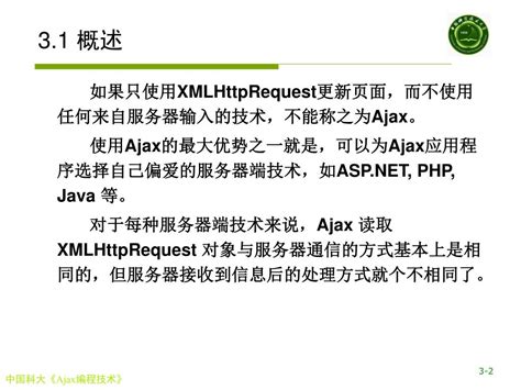 Ppt Ajax 编程技术 第三章 Ajax 和服务器端技术 Powerpoint Presentation Id6466446