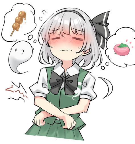 お腹がなって恥ずかしい妖夢ちゃん Pixiv年鑑β