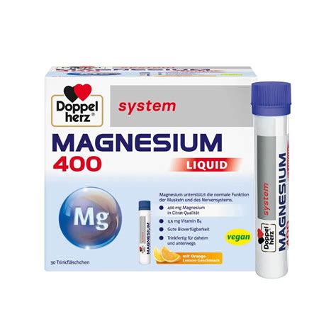 Doppelherz® Magnezijum 400 Liquid 25 Ml 30 Ampula Eapoteka