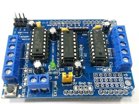 l293d motor driver shield for arduino rajiv electronics