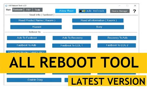 All Reboot Tool V4 Download Frp Bootloader Unlock Latest Free
