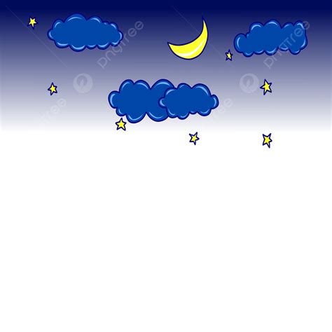 簡單的夜晚卡通 夜晚 卡通片 兒童節素材圖案，psd和png圖片免費下載