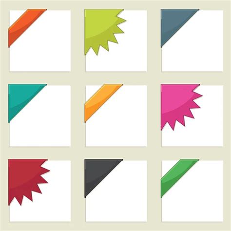 Corner Ribbons — Stock Vector © Mattasbestos 3951729