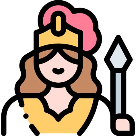 Athena Detailed Rounded Lineal Color Icon