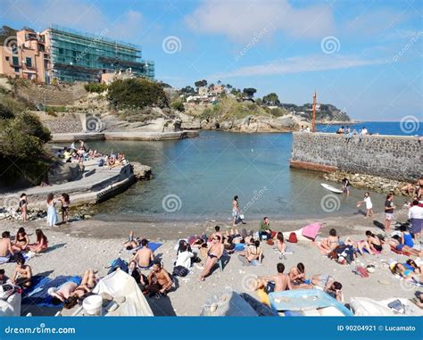 Napoli Gaiola Beach Editorial Photo 90202687